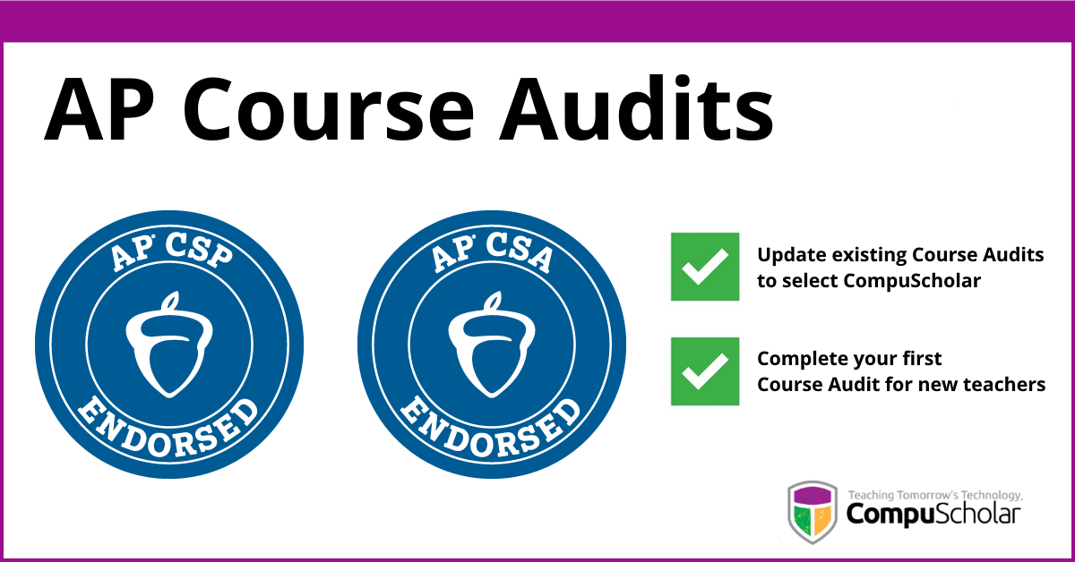 Completing or Updating Your AP Course Audit - CompuScholar