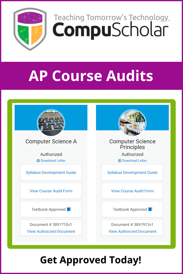 Completing or Updating Your AP Course Audit - CompuScholar