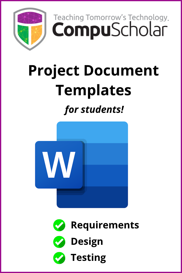 Project Documentation Templates - CompuScholar Project Documentation Templates - CompuScholar