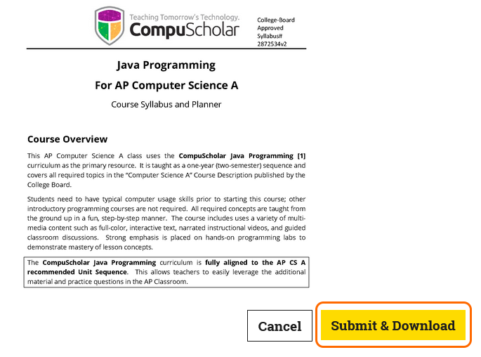 Completing or Updating Your AP Course Audit - CompuScholar