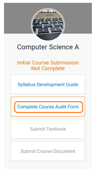 Completing or Updating Your AP Course Audit - CompuScholar
